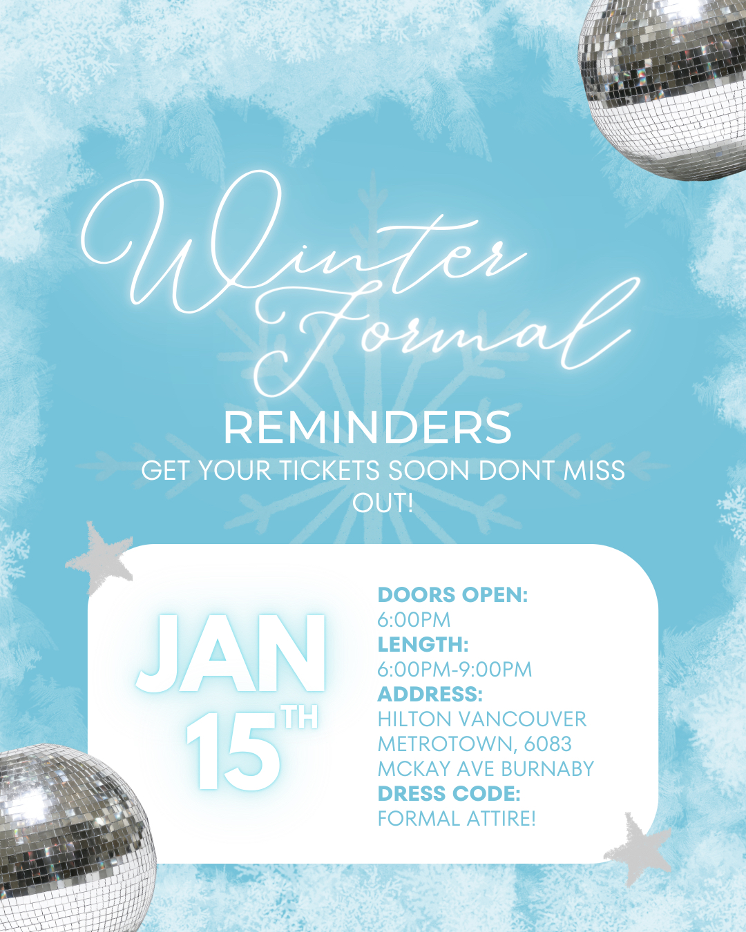 Winter Formal – Purchase Your Tickets Now! | Burnaby Mountain Secondary ...
