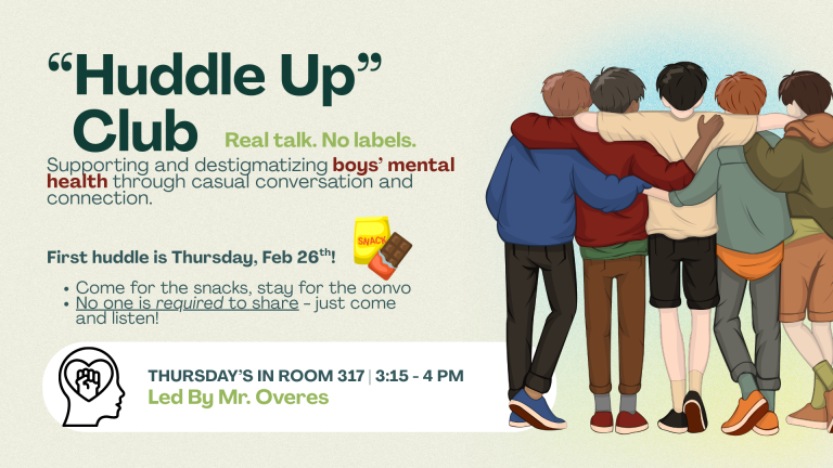 ‘Huddle Up’ Club | Burnaby Mountain Secondary School